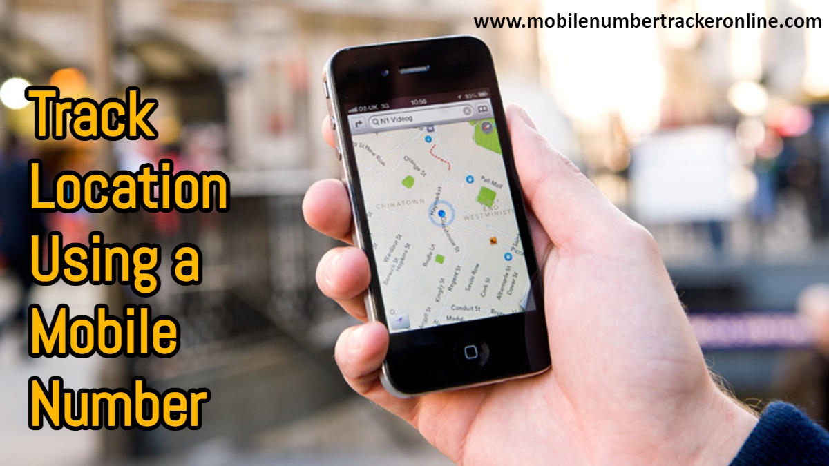Track location using a mobile number