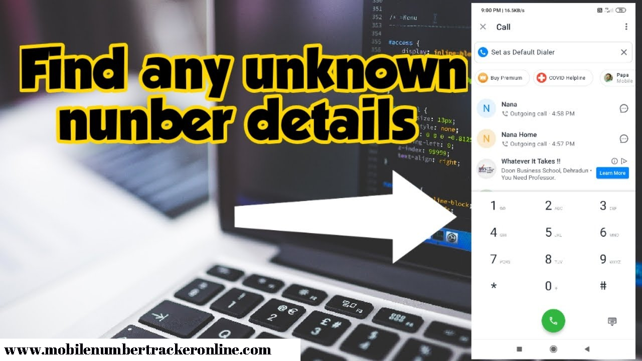 Find Number Details: How do get call details, the history of any